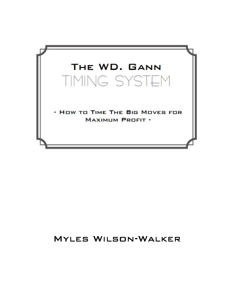 The W.D. Gann Timing System – W.D. Gann Expert